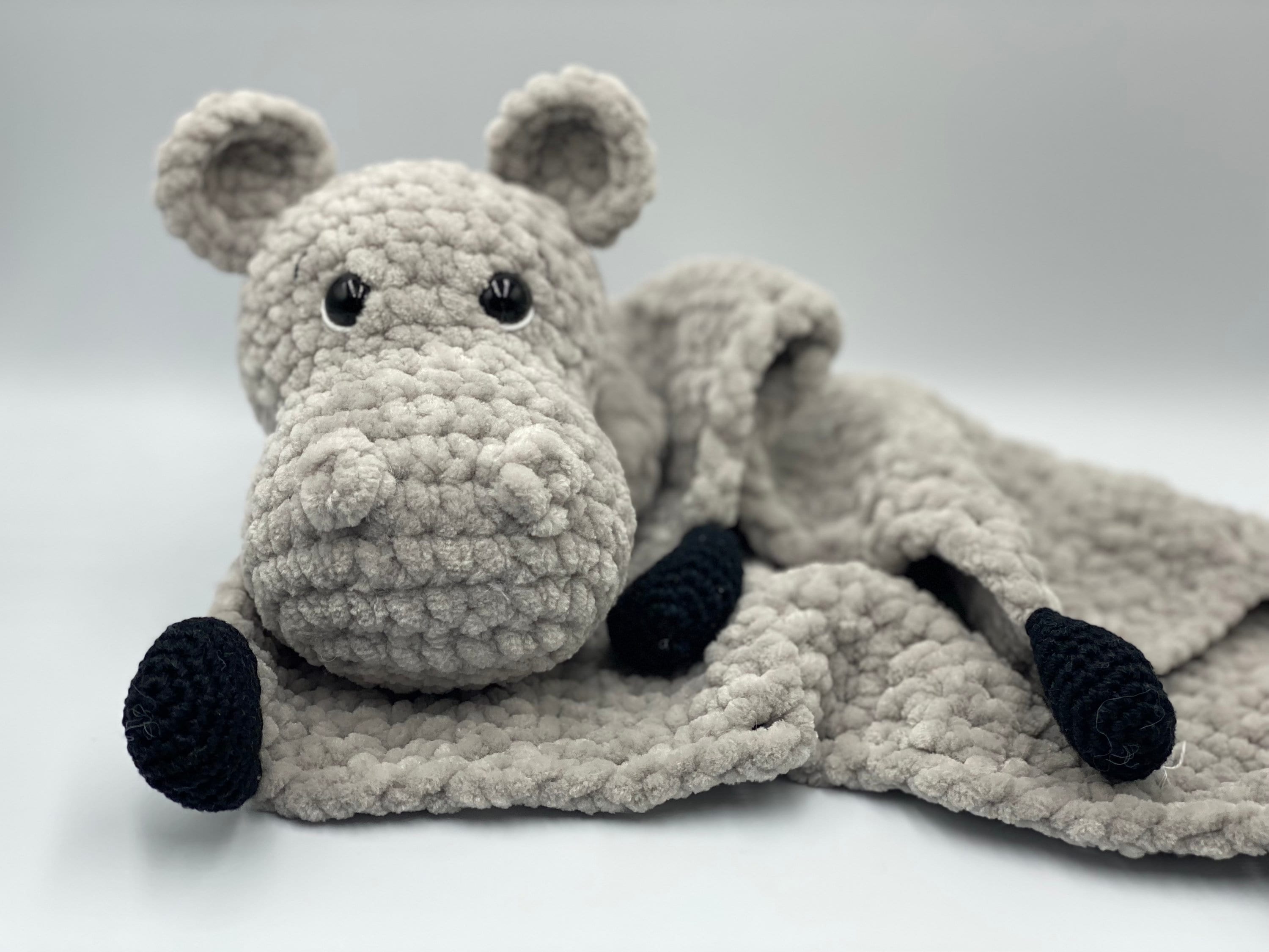 Crochet Pattern Comforter Hippo / Häkelanleitung Schnuffeltuch - Etsy