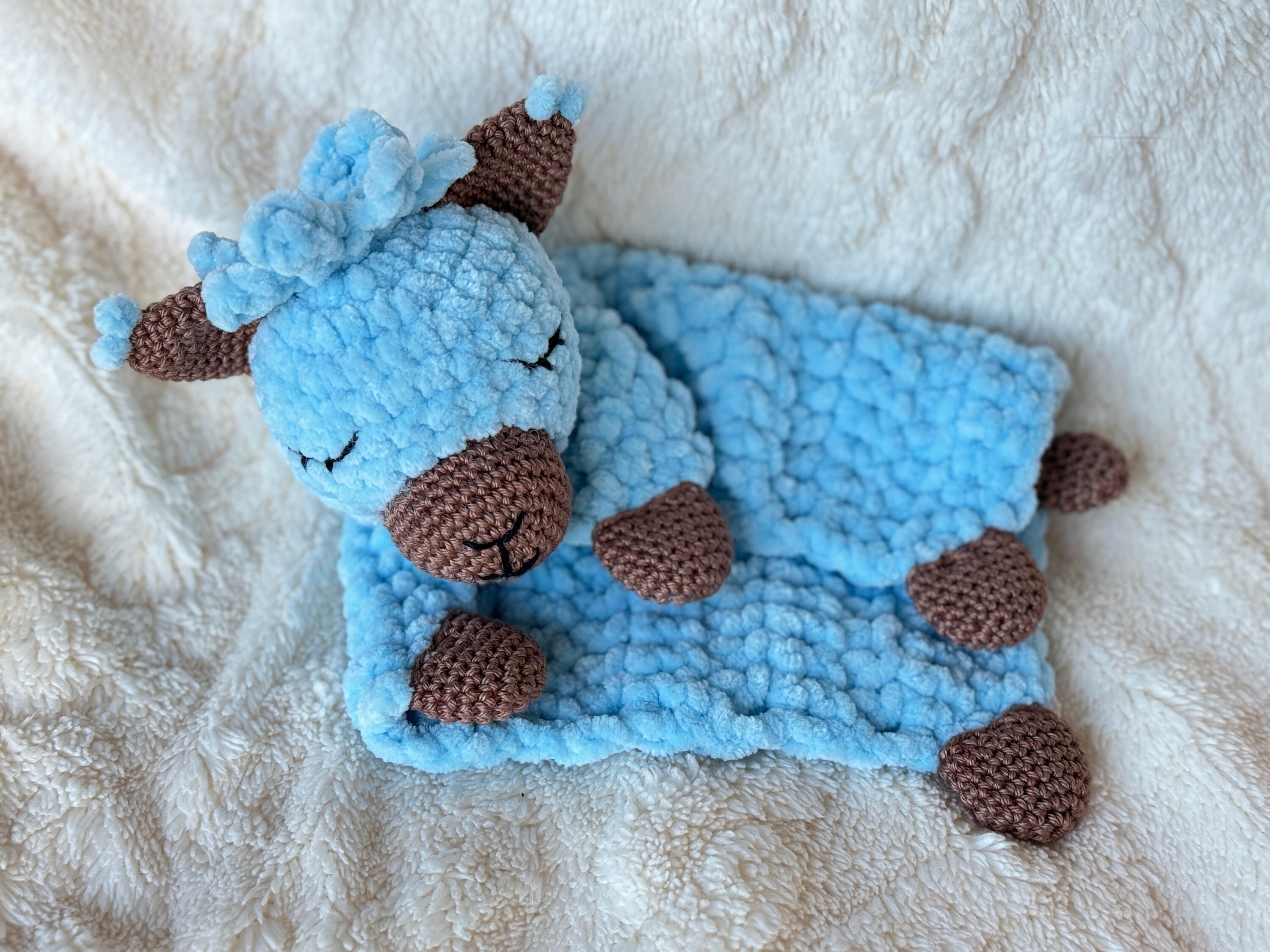 Crochet Instructions / Crochetpattern - Cuddly Blanket / Comforter ...