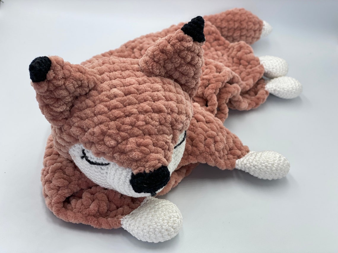Crochet Pattern Comforter Cuddly Fox schnuffeltuch Fuchs | Etsy