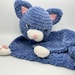 Crochet Pattern Comforter Cuddly Cat / Crochet Pattern Cuddly Blanket ...