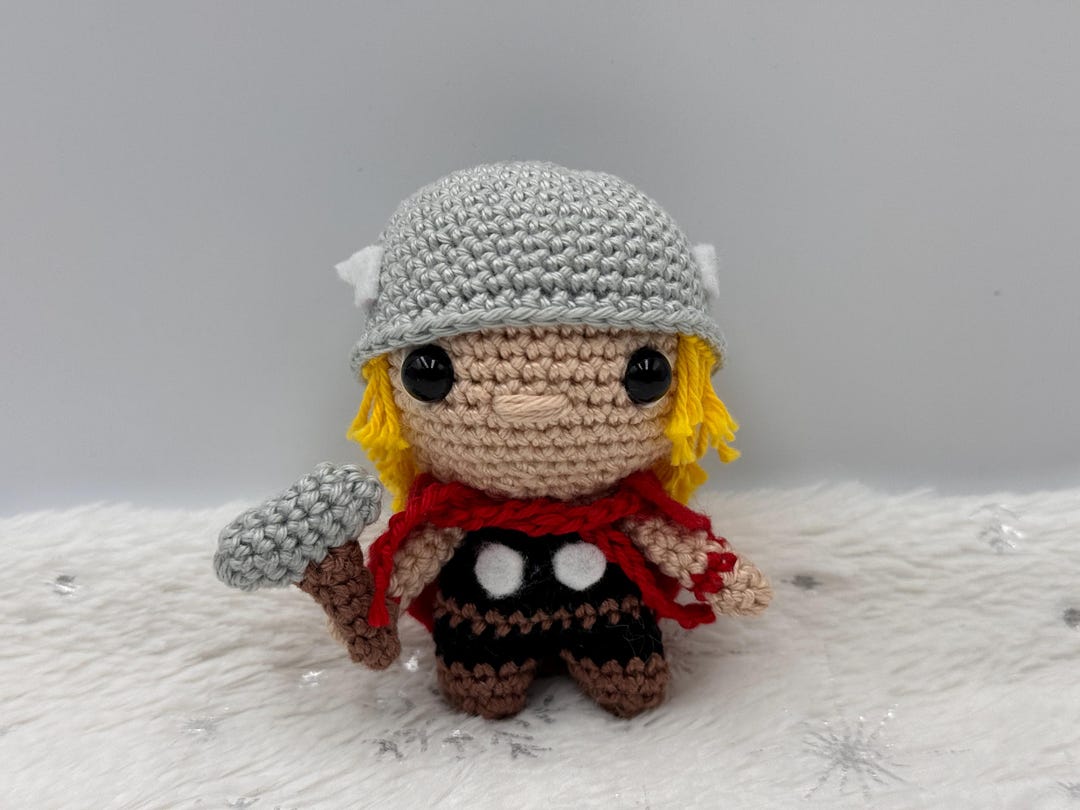 Crochet Pattern Mini-thor avengers / Superhero / Superheroes / Marvel ...