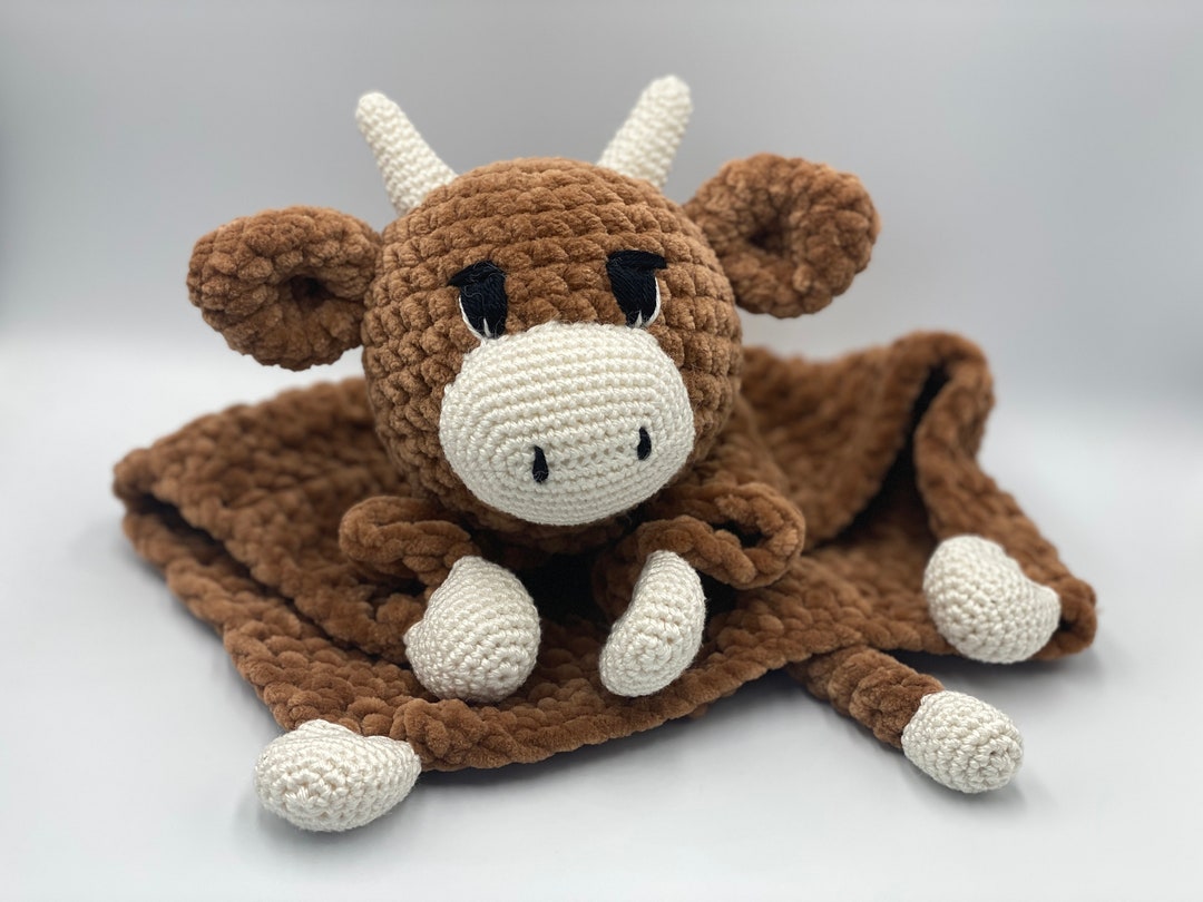 Crochet Pattern - Comforter Lovey Cuddly Cow - Etsy