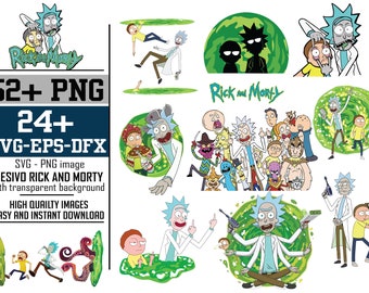 Rick and Morty Dxf | Etsy