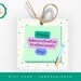 Editable Administrative Professional Gift Tag, Customizable Tags to ...