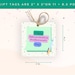 Editable Administrative Professional Gift Tag, Customizable Tags to ...