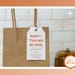 Editable Thanksgiving Gift Tag With Note Grateful for You. - Etsy