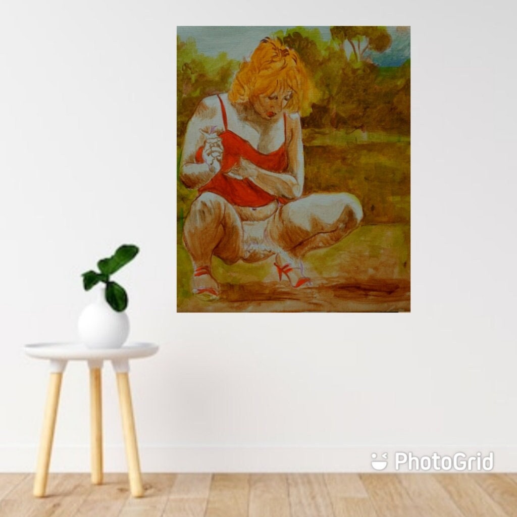 Pissing Frau Pissing Girl Poster Pissing Girl Sexy Artcollector Sexy