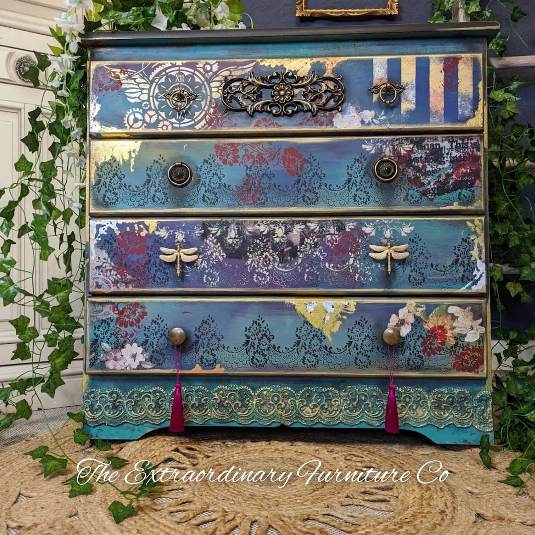 Bohemian Style Chests of Drawers, Painted to Order Using Quality ...