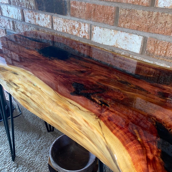 Cedar Epoxy Table - Etsy