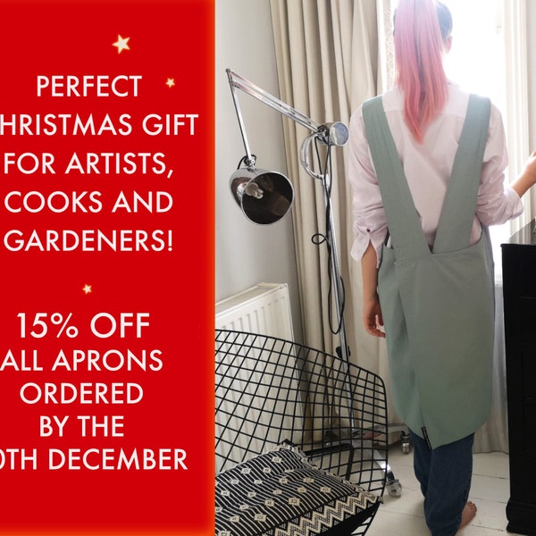 Cross Back Apron - Etsy UK