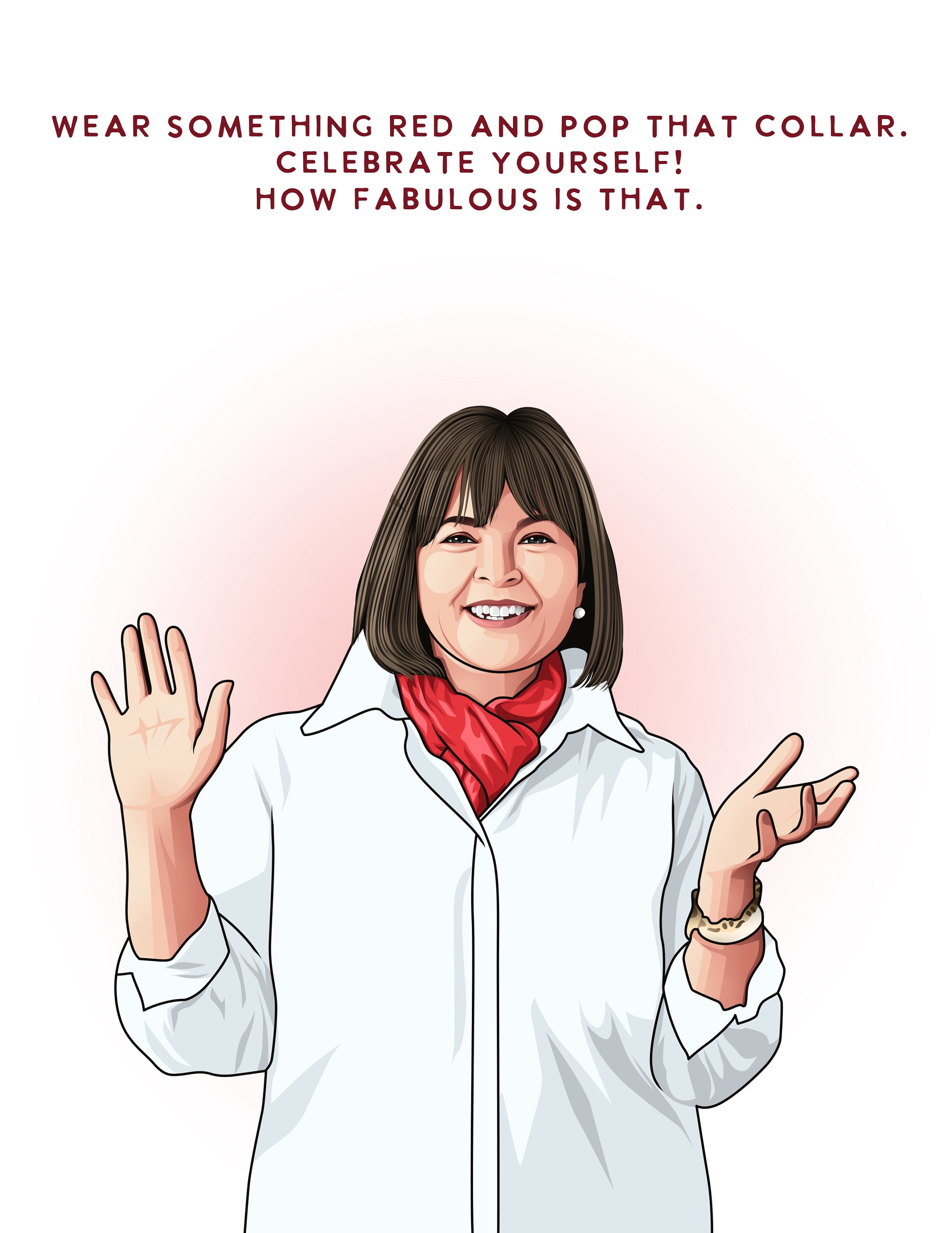 Ina Garten Greeting Card Feel Inspired - Etsy