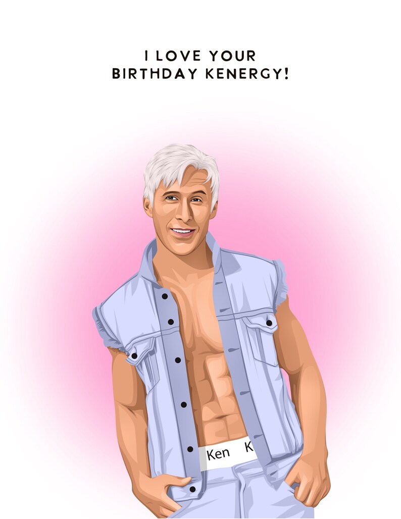 Kenergy Inspired Valentine and Birthday Greeting Cards - Etsy