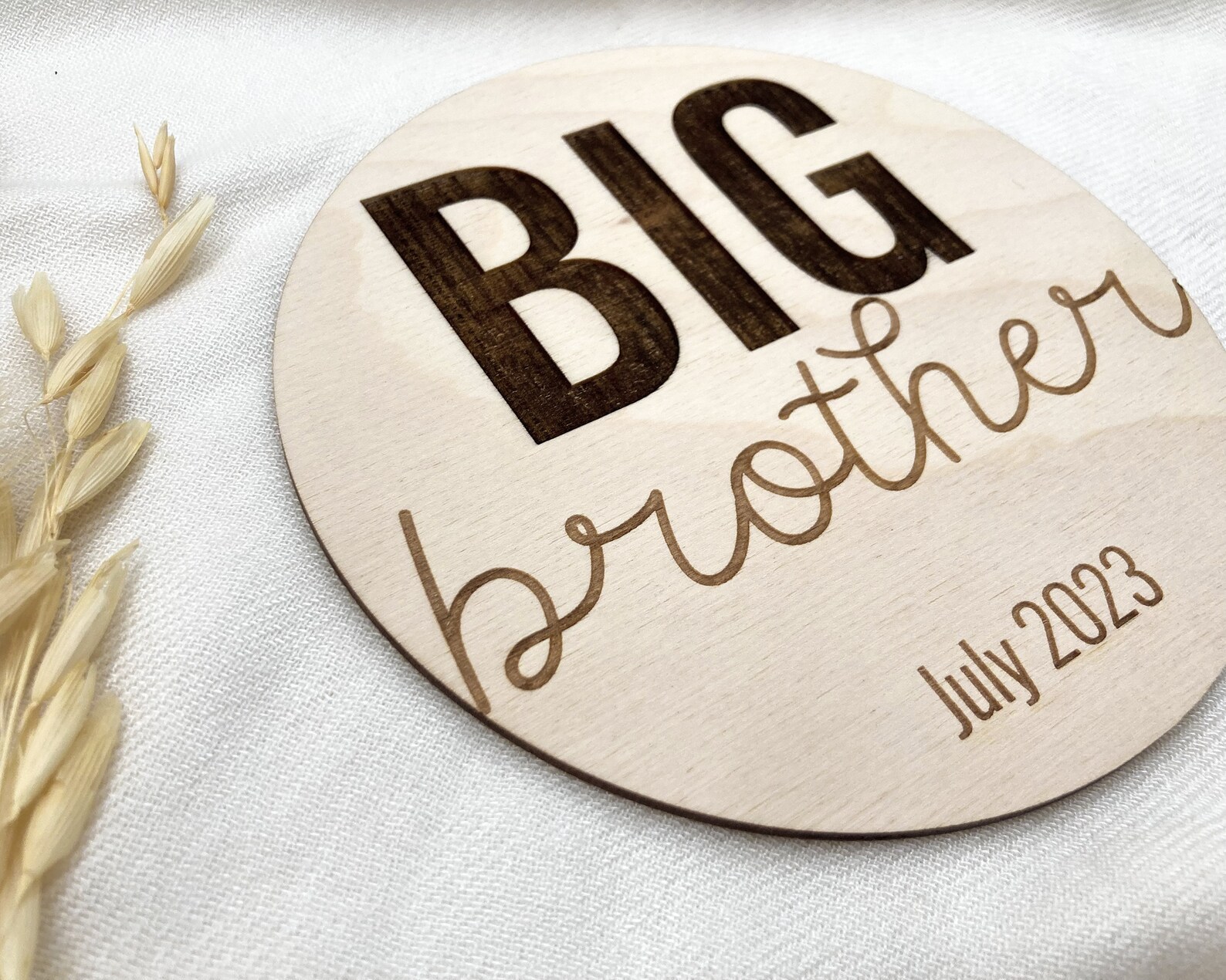 Big Sister Birth Announcement Big Brother Announcement Sign - Etsy