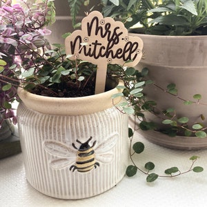 Personalized Teacher Bouquet Stick Plant Stake Teacher Appreciation ...