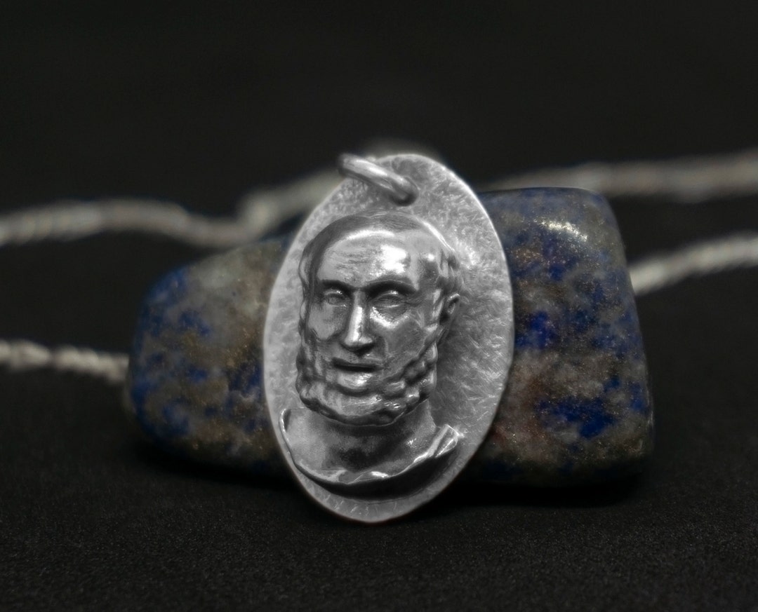 Hippocrates Sterling Silver Pendant | Father of Medicine Necklace ...
