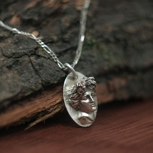 Apollo Silver Necklace, Apollo Pendant, Ancient Greek God Jewelry, Gift ...