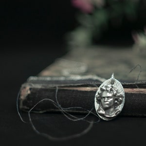 Ludwig Van Beethoven Silver Necklace, Musician Pendant, Gift for Men ...