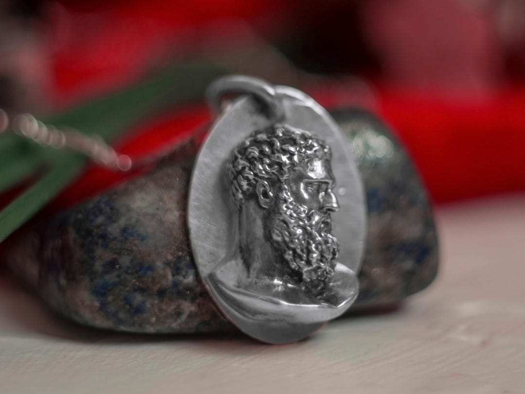 Heracles Pendant | Hercules Greek Mythology Charm | Bravery Talisman ...