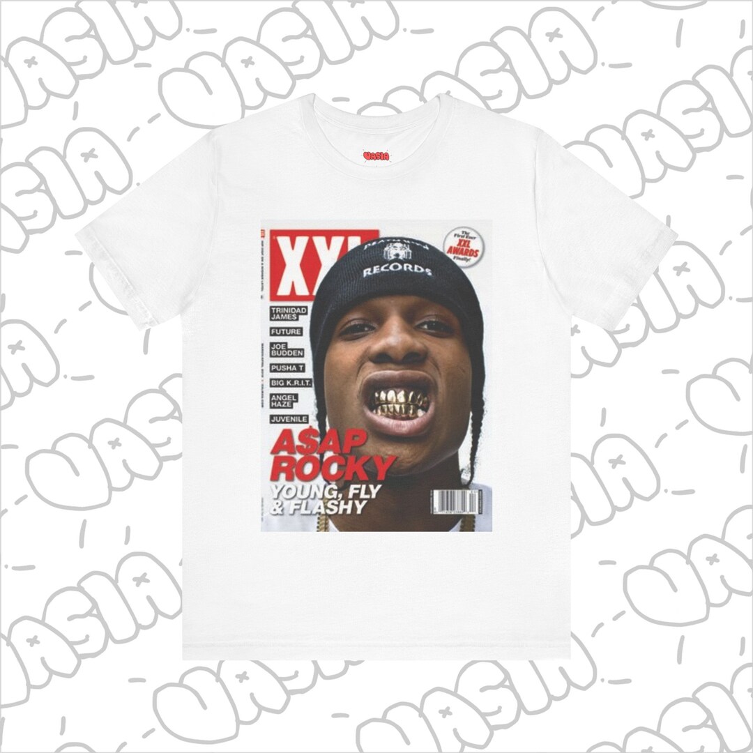 Asap Rocky XXL Magazine T-shirt Asap Rocky Graphic T-shirt Asap Rocky ...