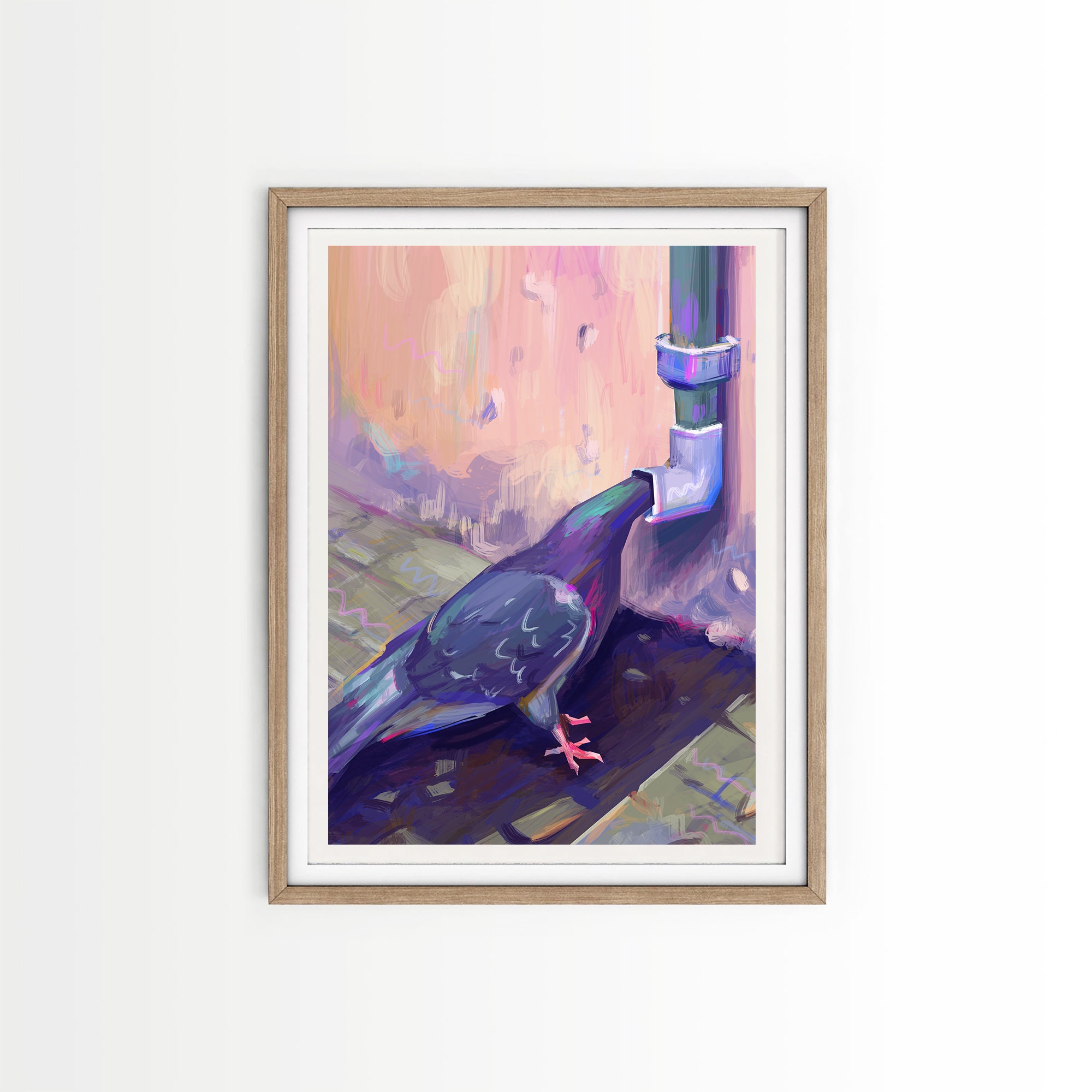 Pigeon Art Print - Etsy