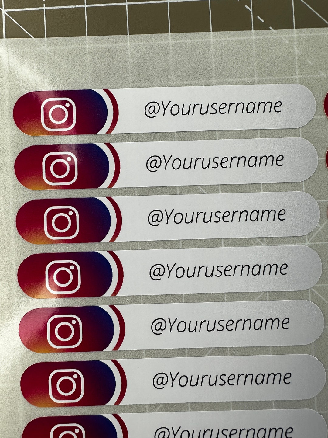 Custom Instagram Stickers,custom Business Stickers,custom Social Media ...
