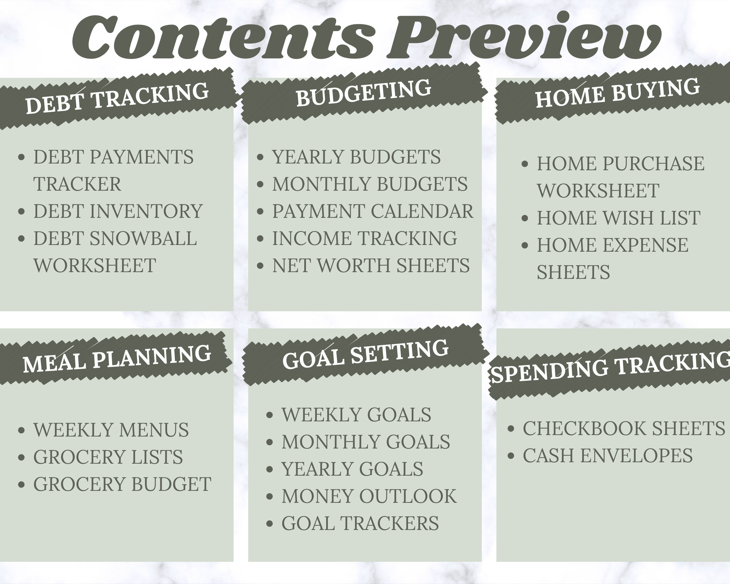 Finance Binder Printable Complete 40 Set Personal Finance - Etsy