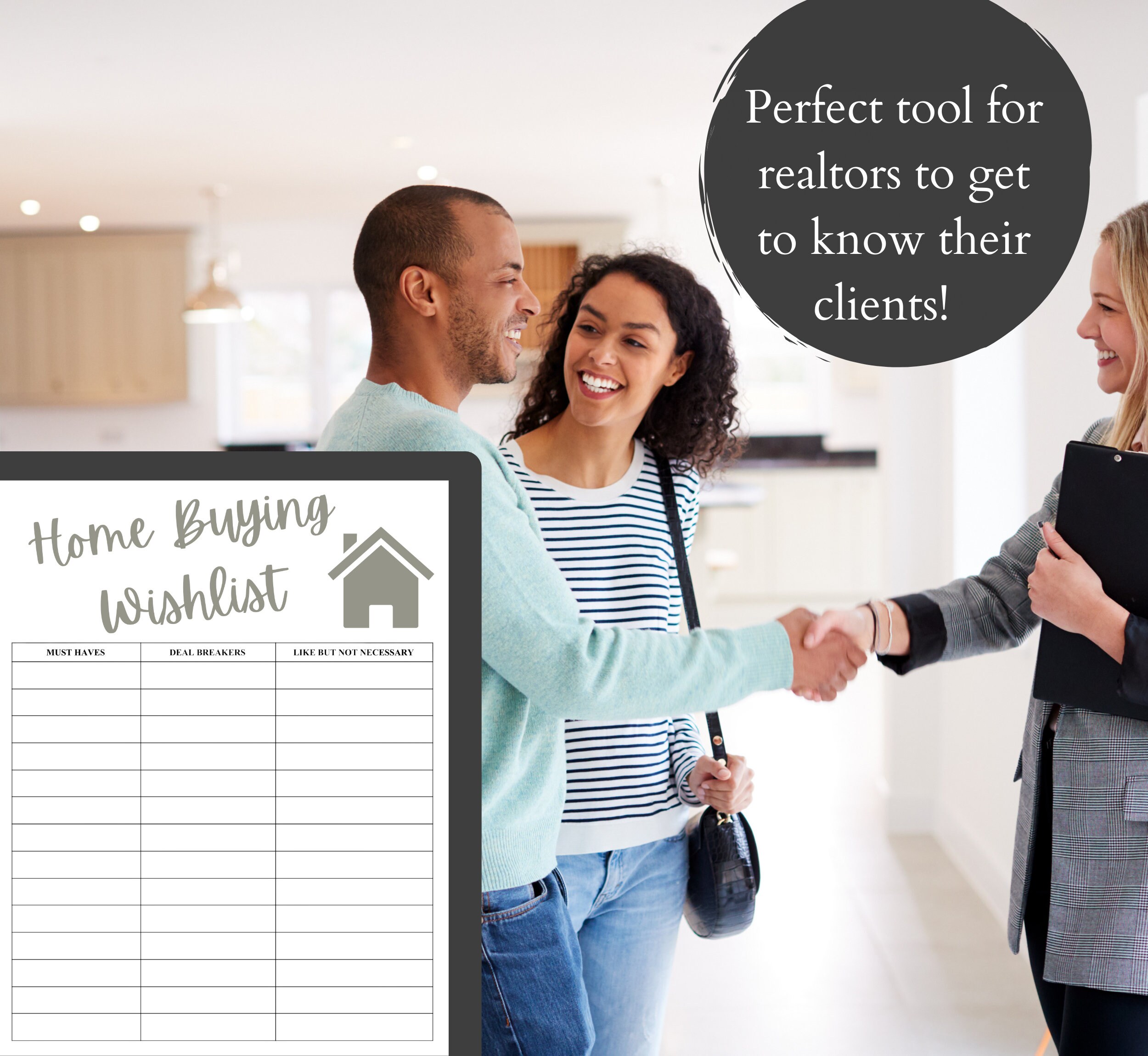 Home Wishlist Printable — House Checklist Instant Downloadable ...