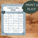 Fathers Day Bingo Party Game 8 Printable Bingo Sheets With Unique ...