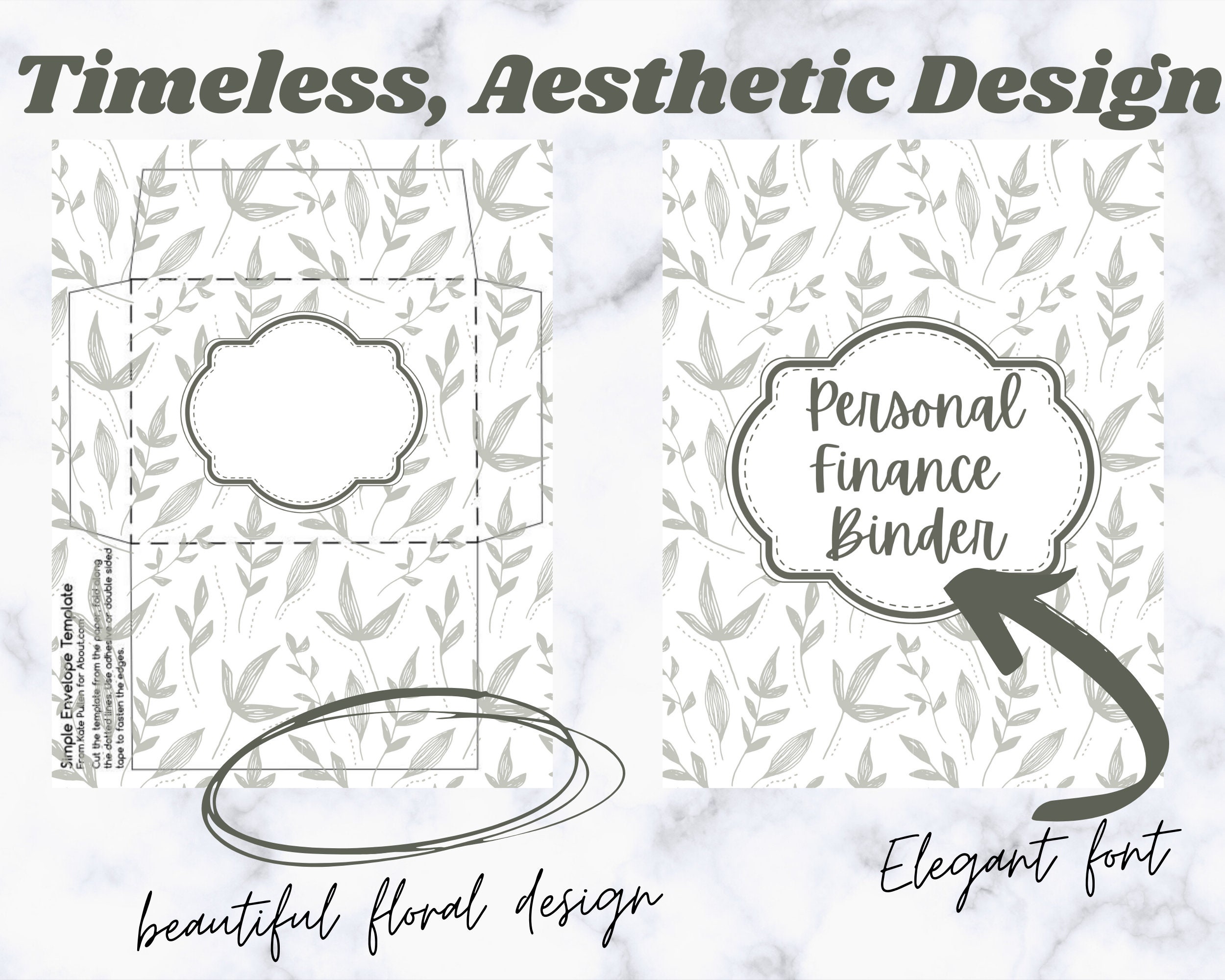 Finance Binder Printable Complete 40 Set Personal Finance - Etsy