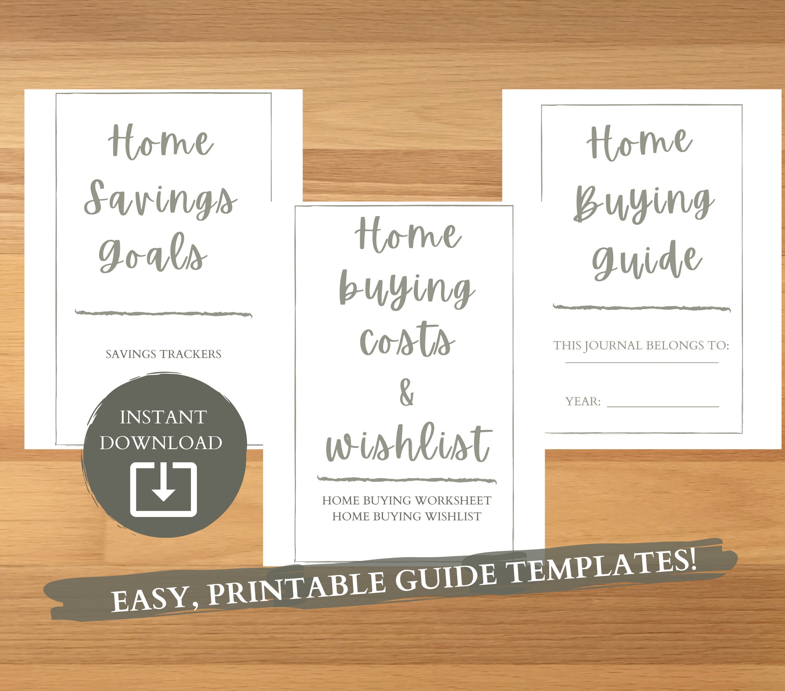 Home Buying Printable Guide — Home Ownership Instant Downloadable ...