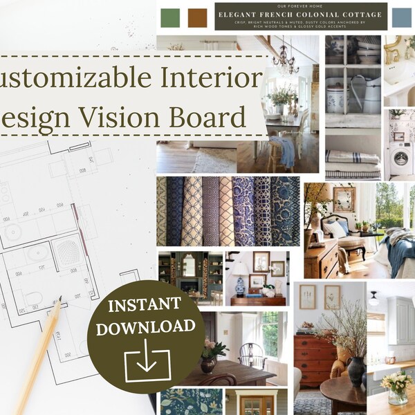 Interior Design Vision Board - Etsy