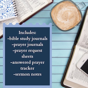 My Quiet Time Journal Template — Printable Prayer, Bible Study ...