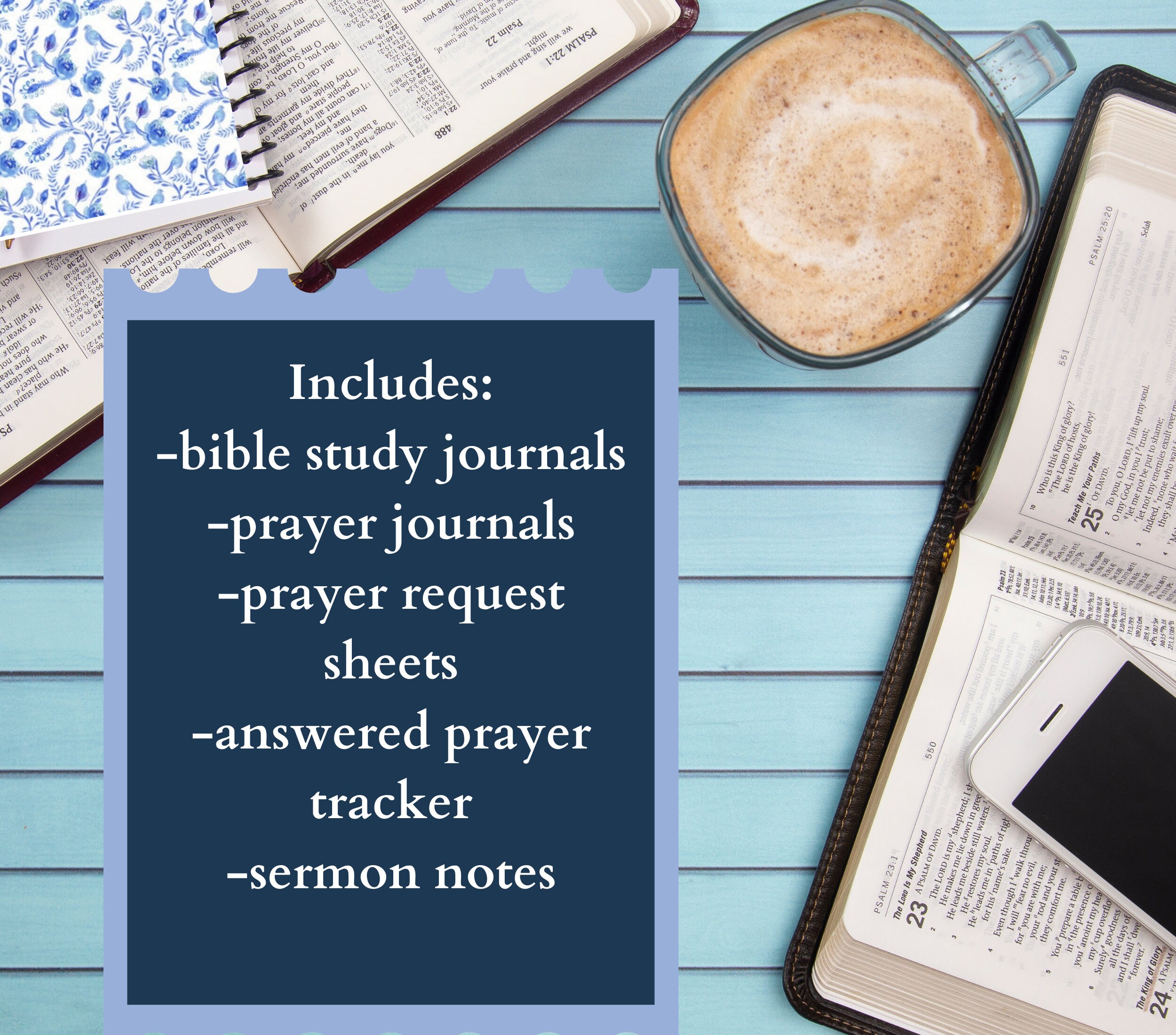 My Quiet Time Journal Template — Printable Prayer, Bible Study ...