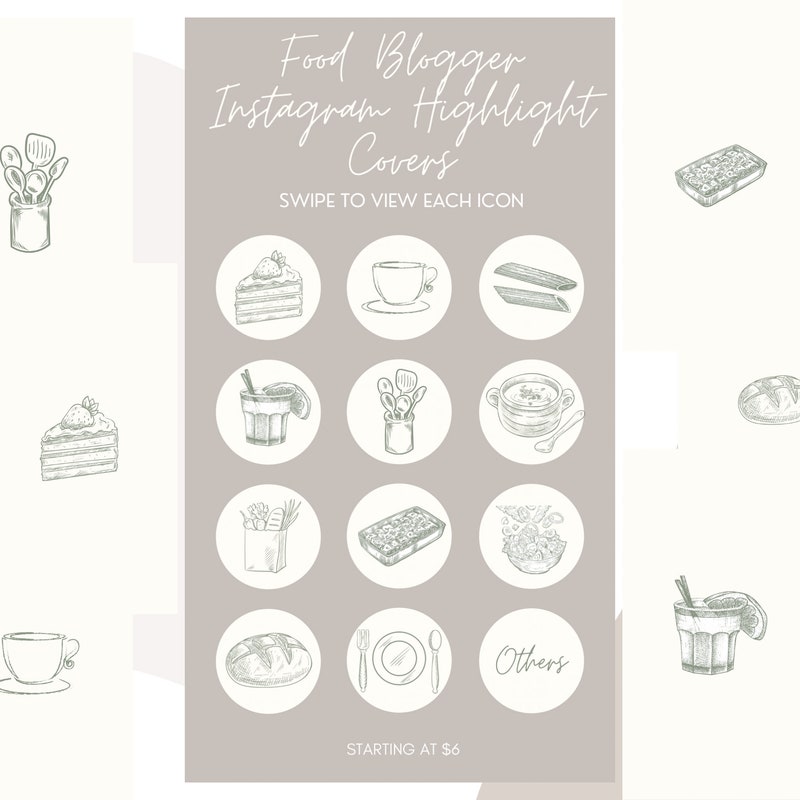Food Blog Logo - Etsy