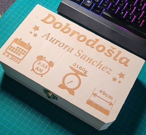 Birth Info Card for Baby - Etsy