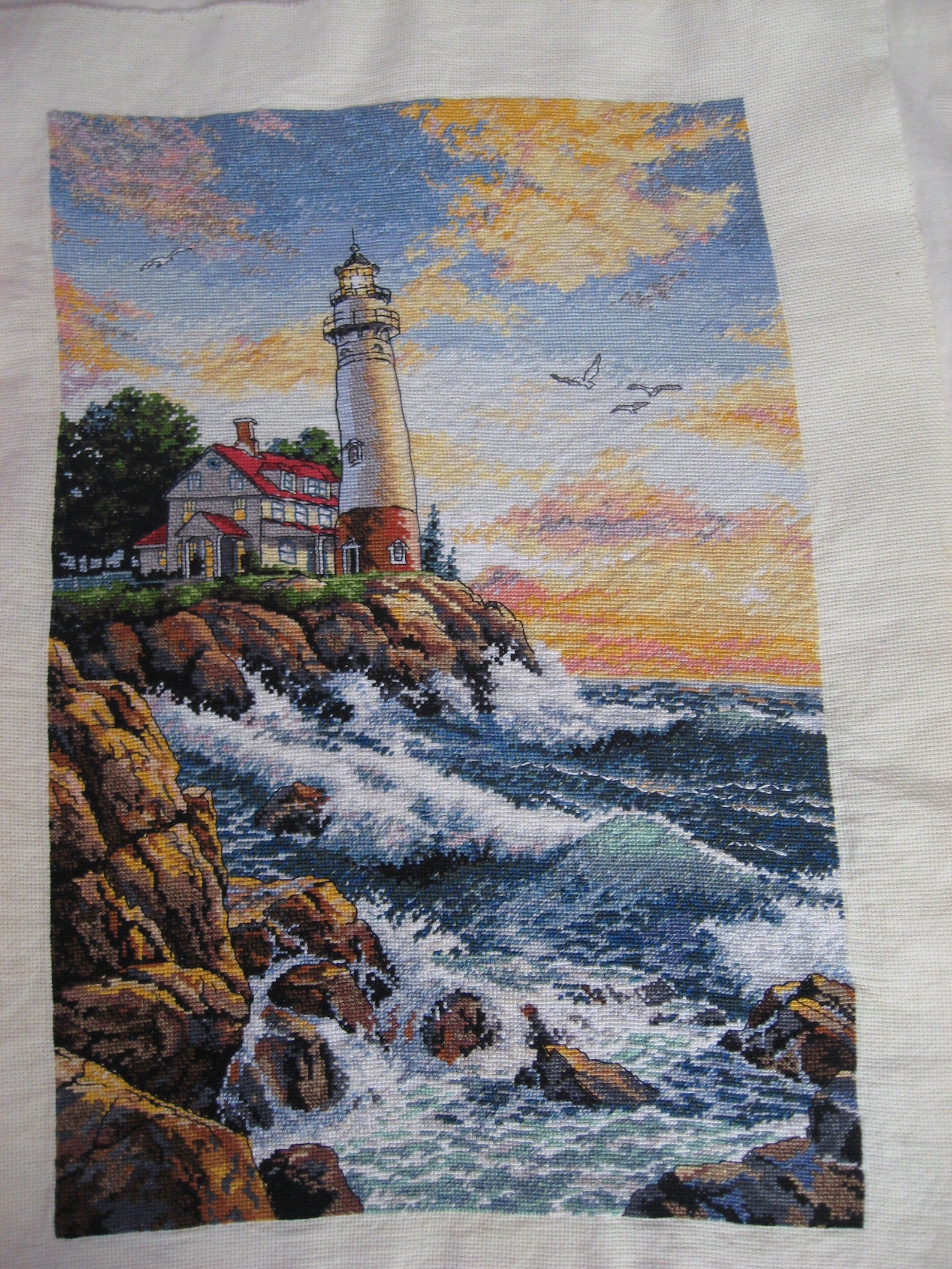 11x17 Rocky Point Lighthouse Dimensions Gold - Etsy