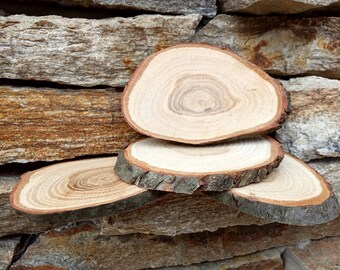 Rustic Wood Discs | Etsy