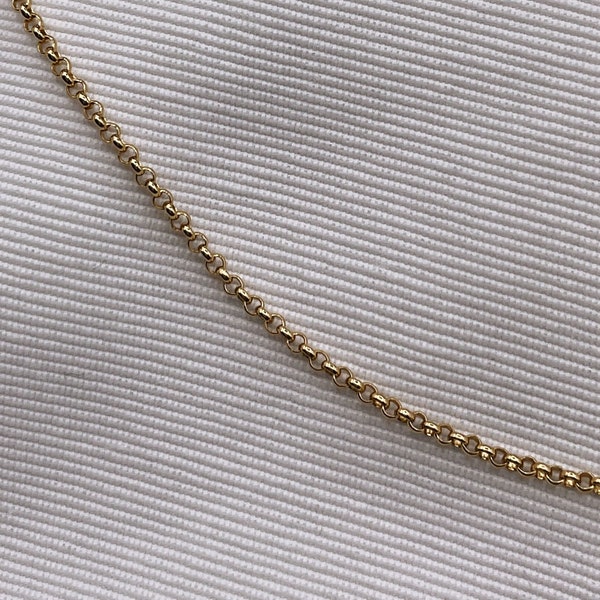 Thin Gold Chain - Etsy