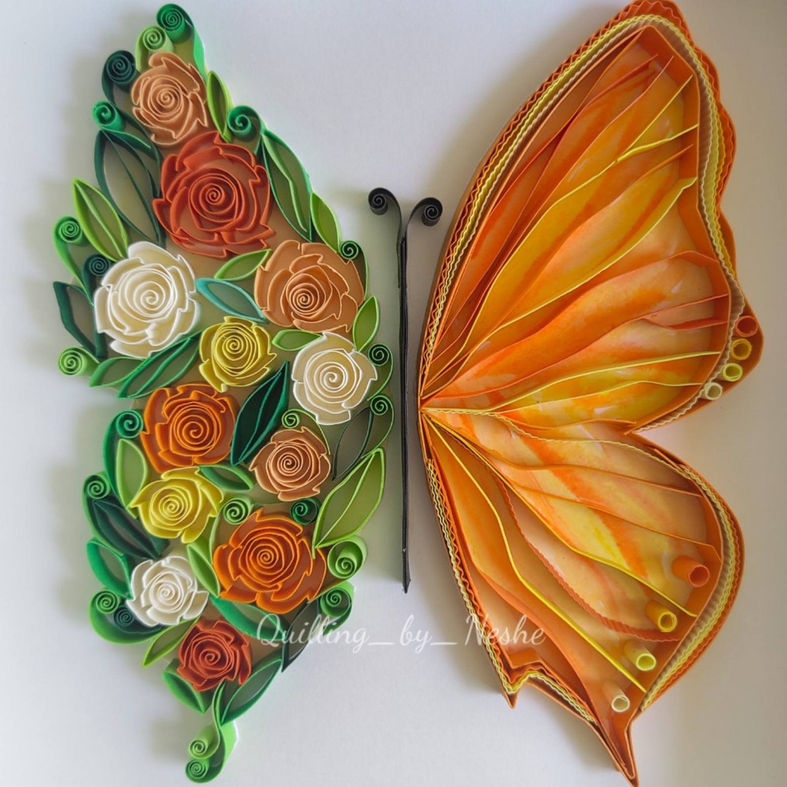 Floral Butterfly Quilling - Etsy