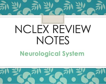 NCLEX- Renal System Review Notes - Etsy