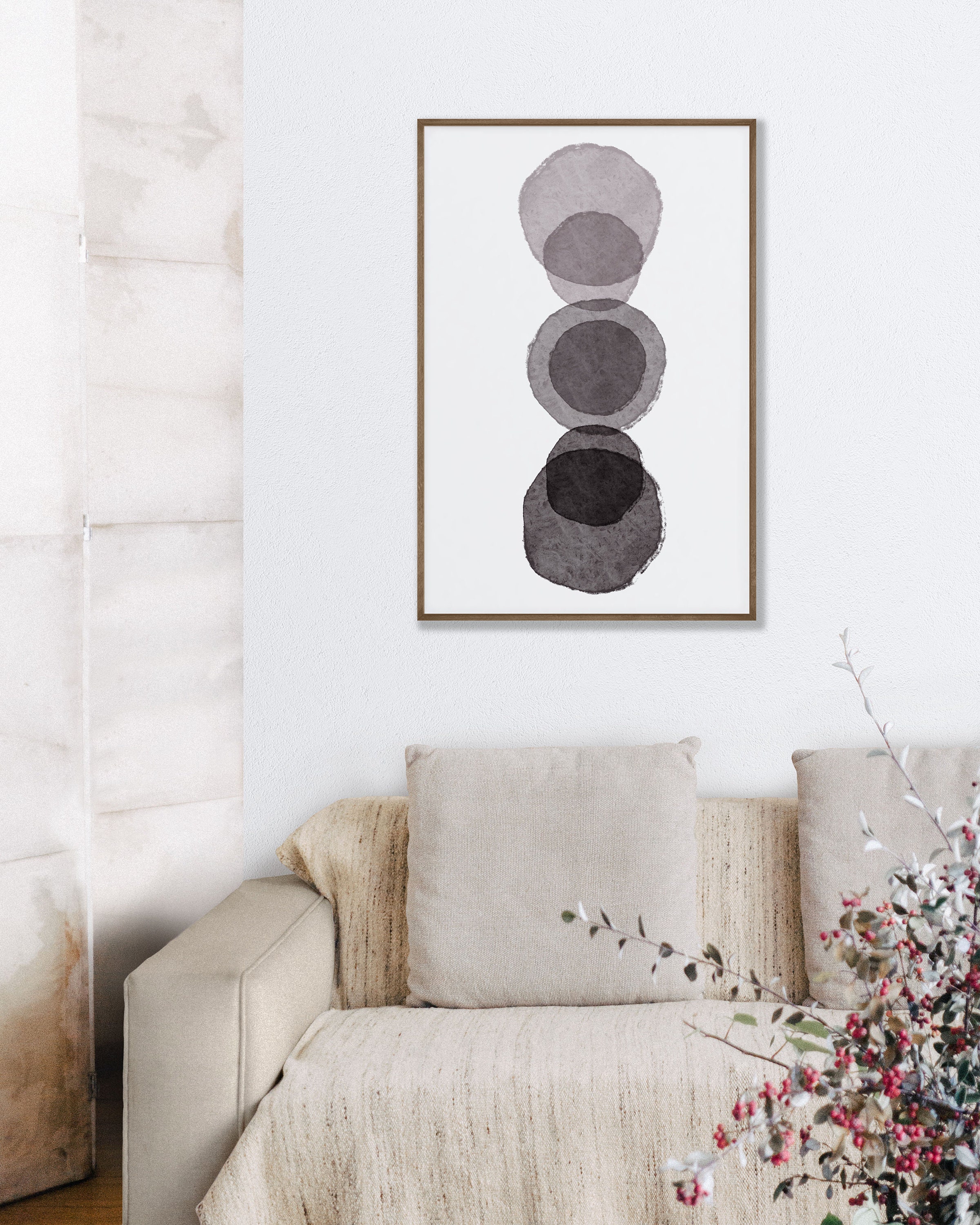Contemporary Circle Art, Abstract Art, Contemporary Art Print ...