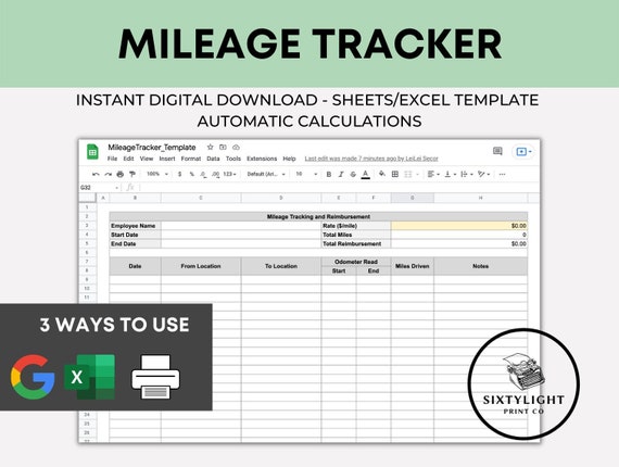 Mileage Claim Form Template Excel