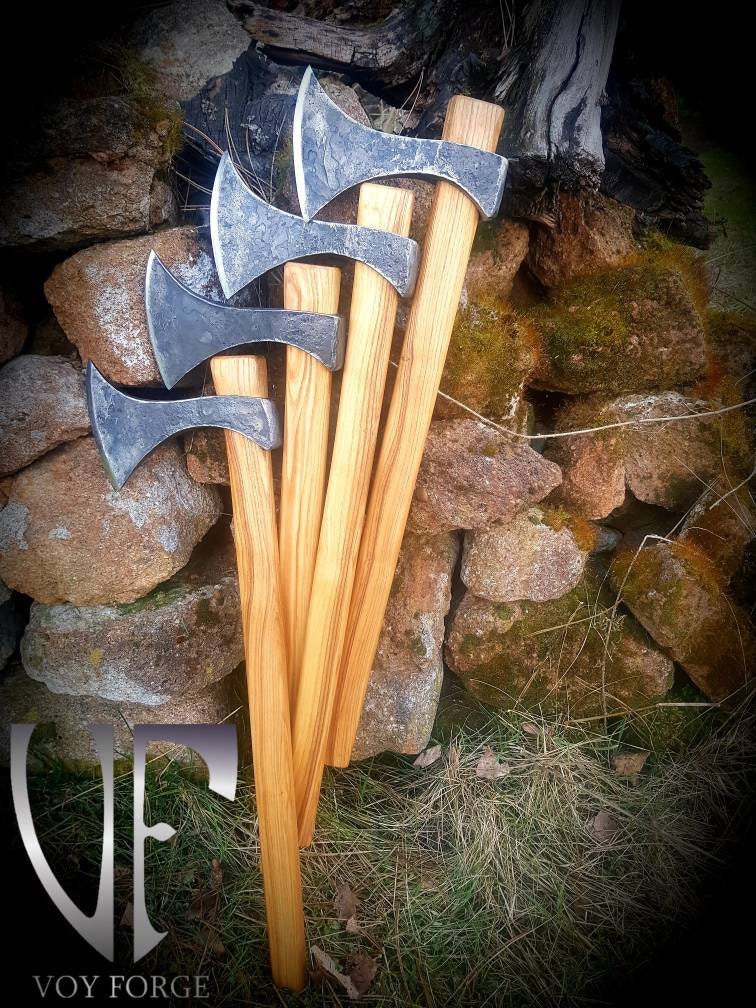 Throwing Axe, Francisca Hand Forged Reproduction. Dane Axe, Viking Axe ...