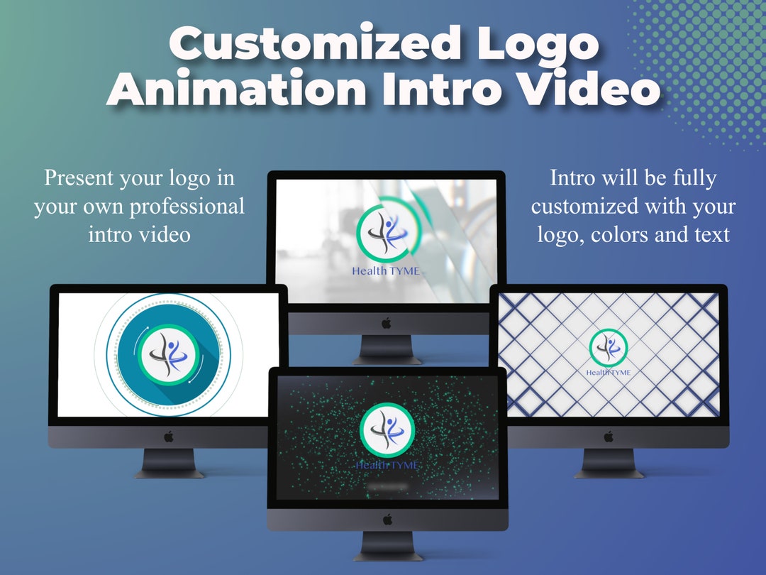 Custom Animated Logo Intro Video - Etsy