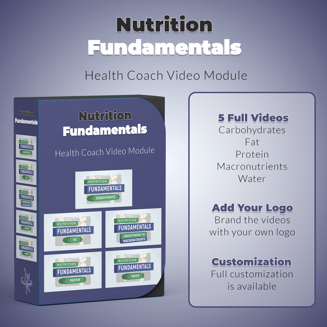Nutrition Fundamentals Client Education Video Bundle - Etsy