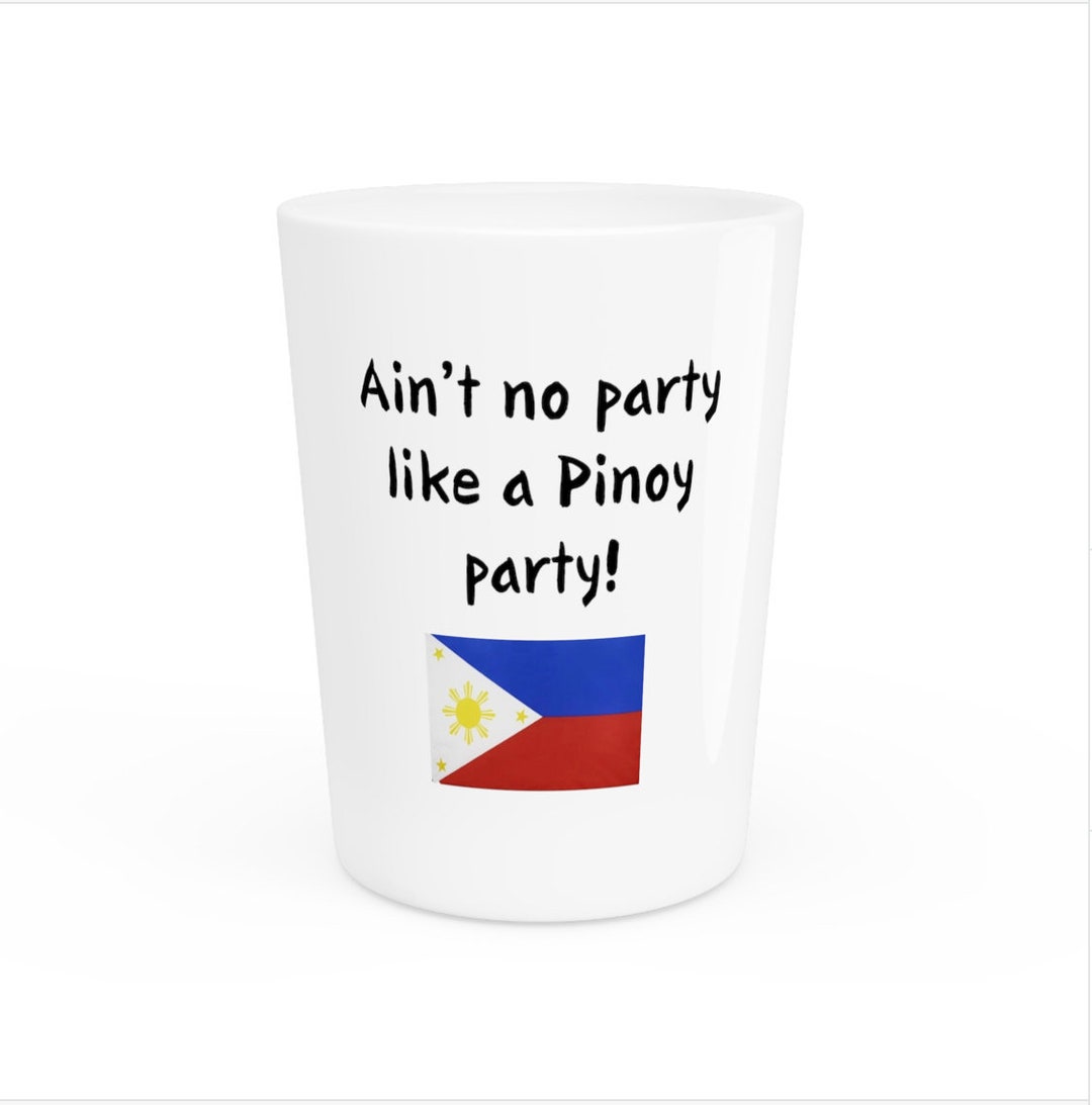 Filipino Shot Glass/pinoy Shot Glass/filipino Girl - Etsy