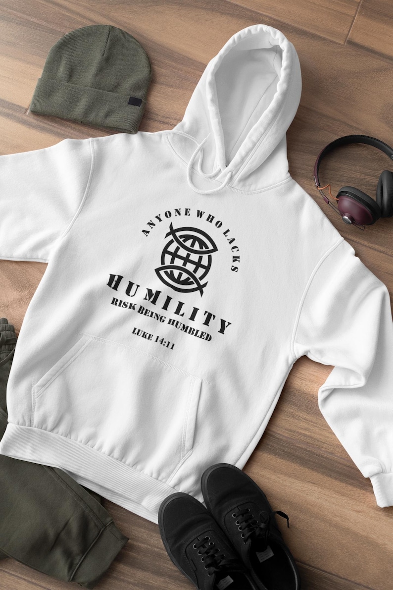 Humility Hoodie, Christian Apparel, Faith Based Christian Hoodie ...