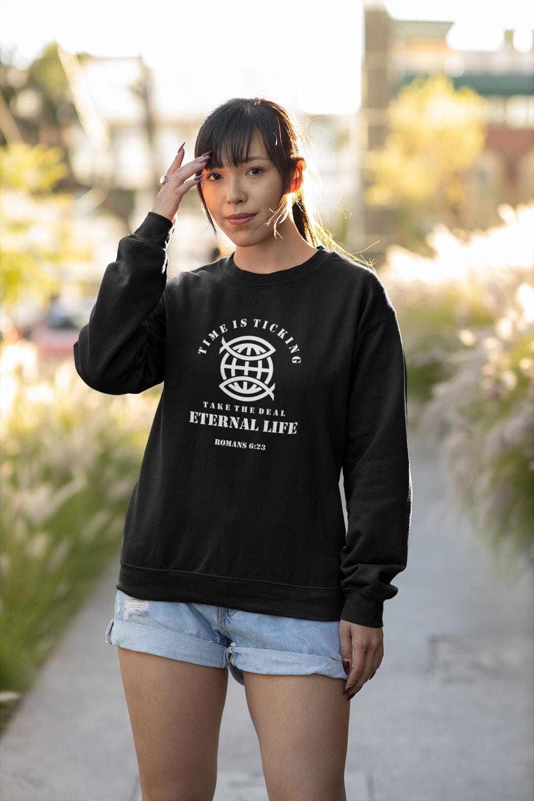 Eternal Life Sweatshirt, Christian Apparel, Faith Based Christian ...