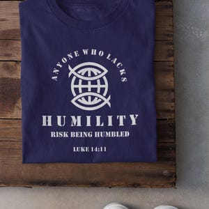 Humility Tee, Christian Short Sleeve Shirt, Faith Based Apparel ...