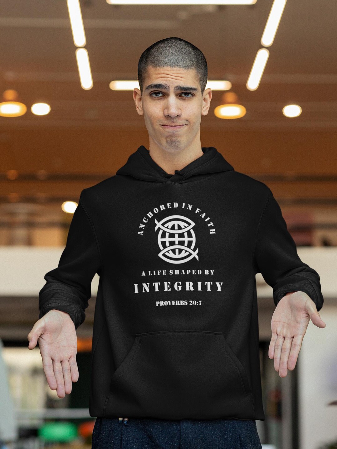 Integrity Hoodie, Christian Apparel, Faith Based Christian Hoodie ...